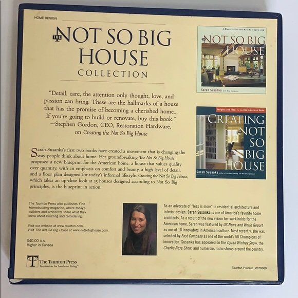 Accents | Books Sarah Susanka The Not So Big House Box Set Creating The ...